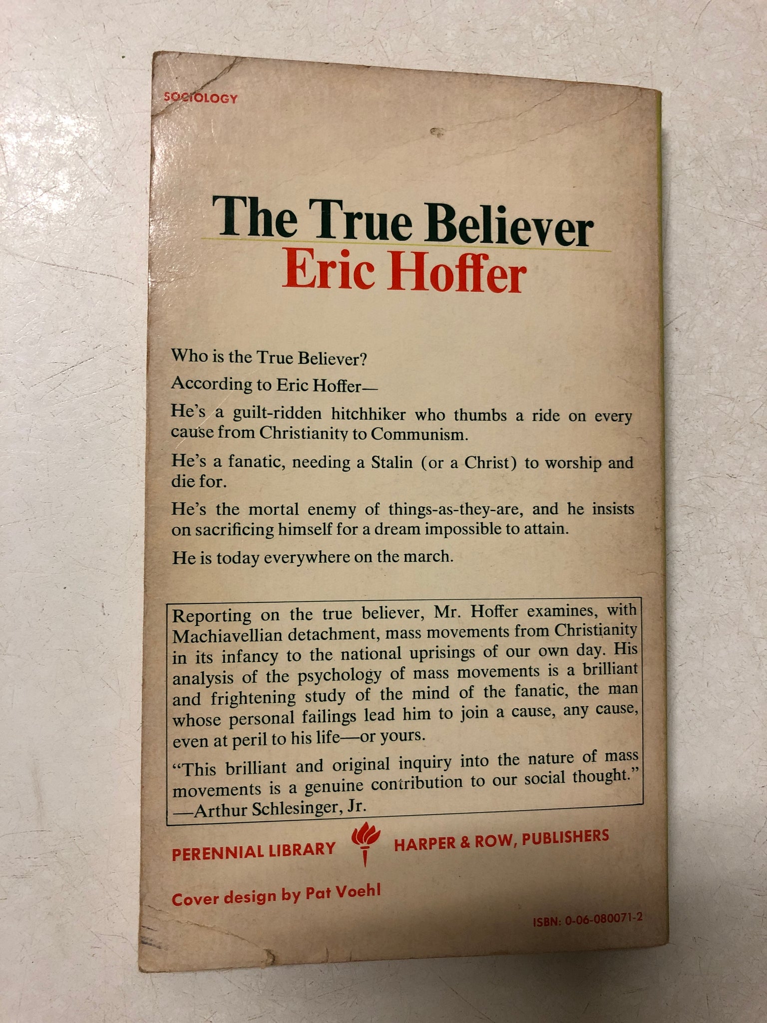 The True Believer – Slickcatbooks