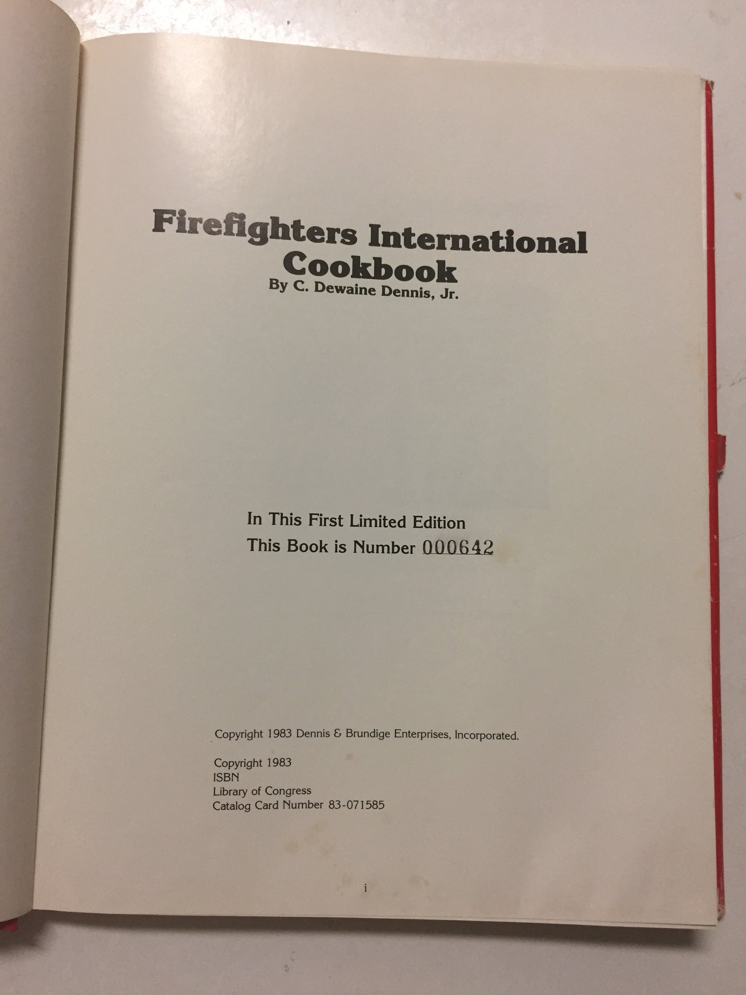 The Firefighters International Cookbook – Slickcatbooks