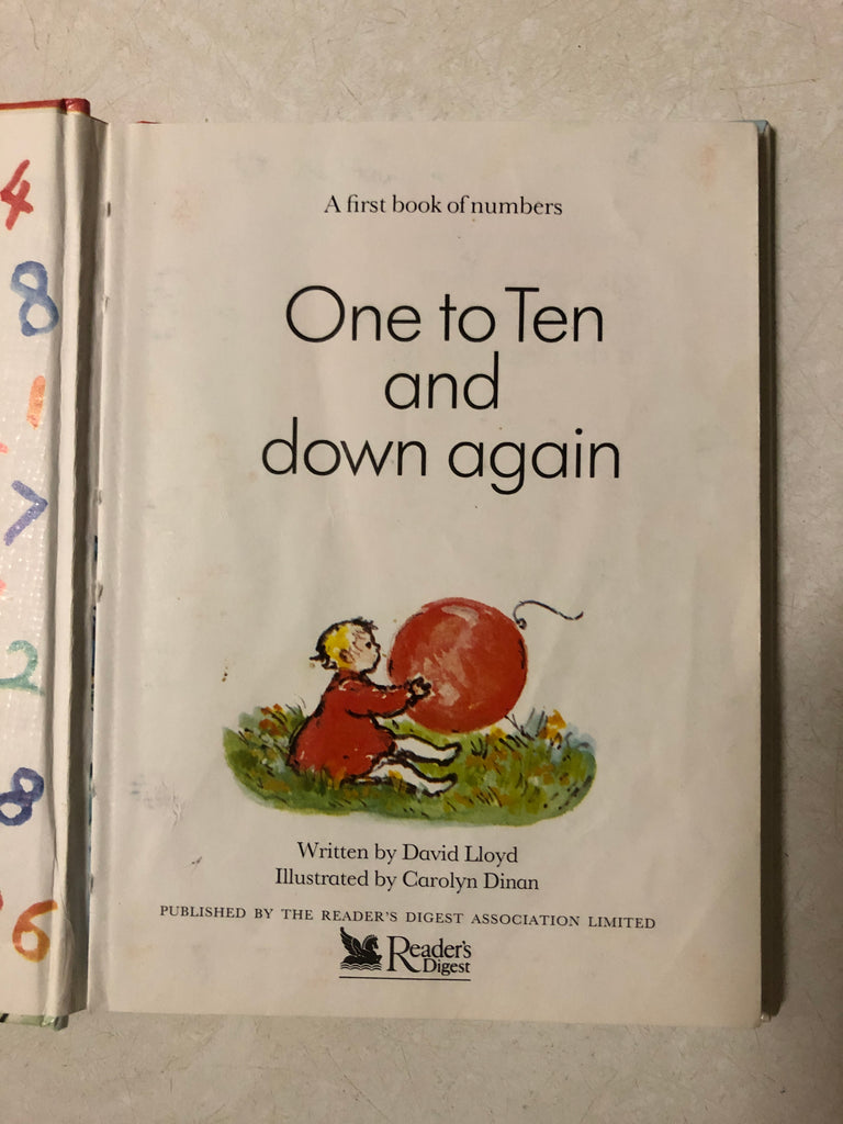 One to Ten and Down Again: A First Book of Numbers – Slickcatbooks