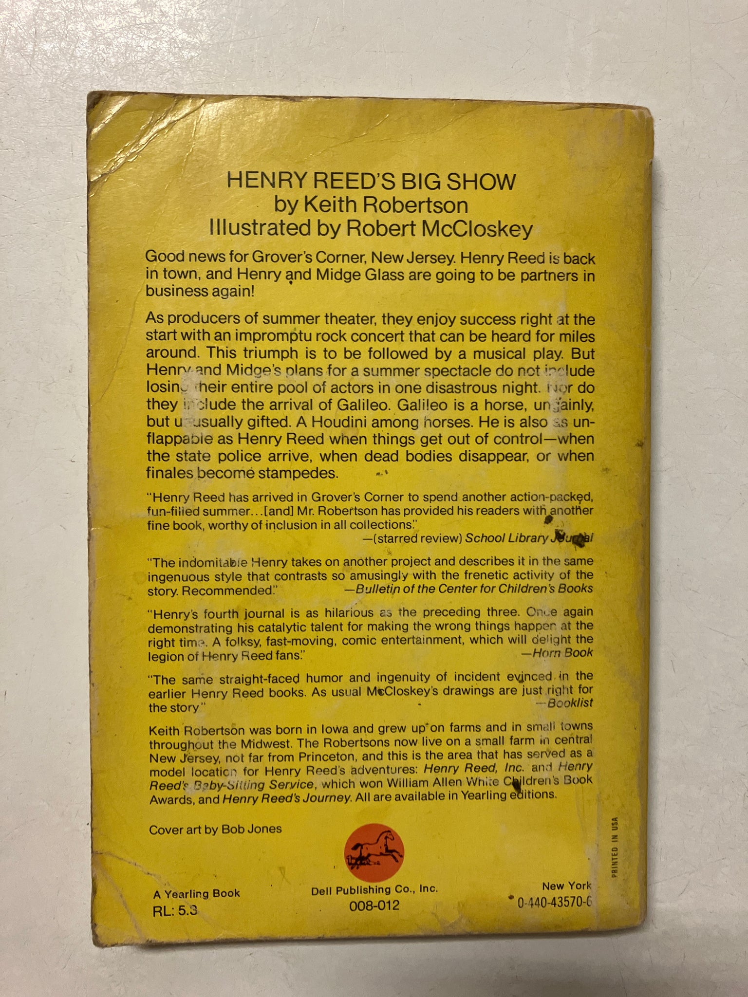 Henry Reed’s Big Show – Slickcatbooks