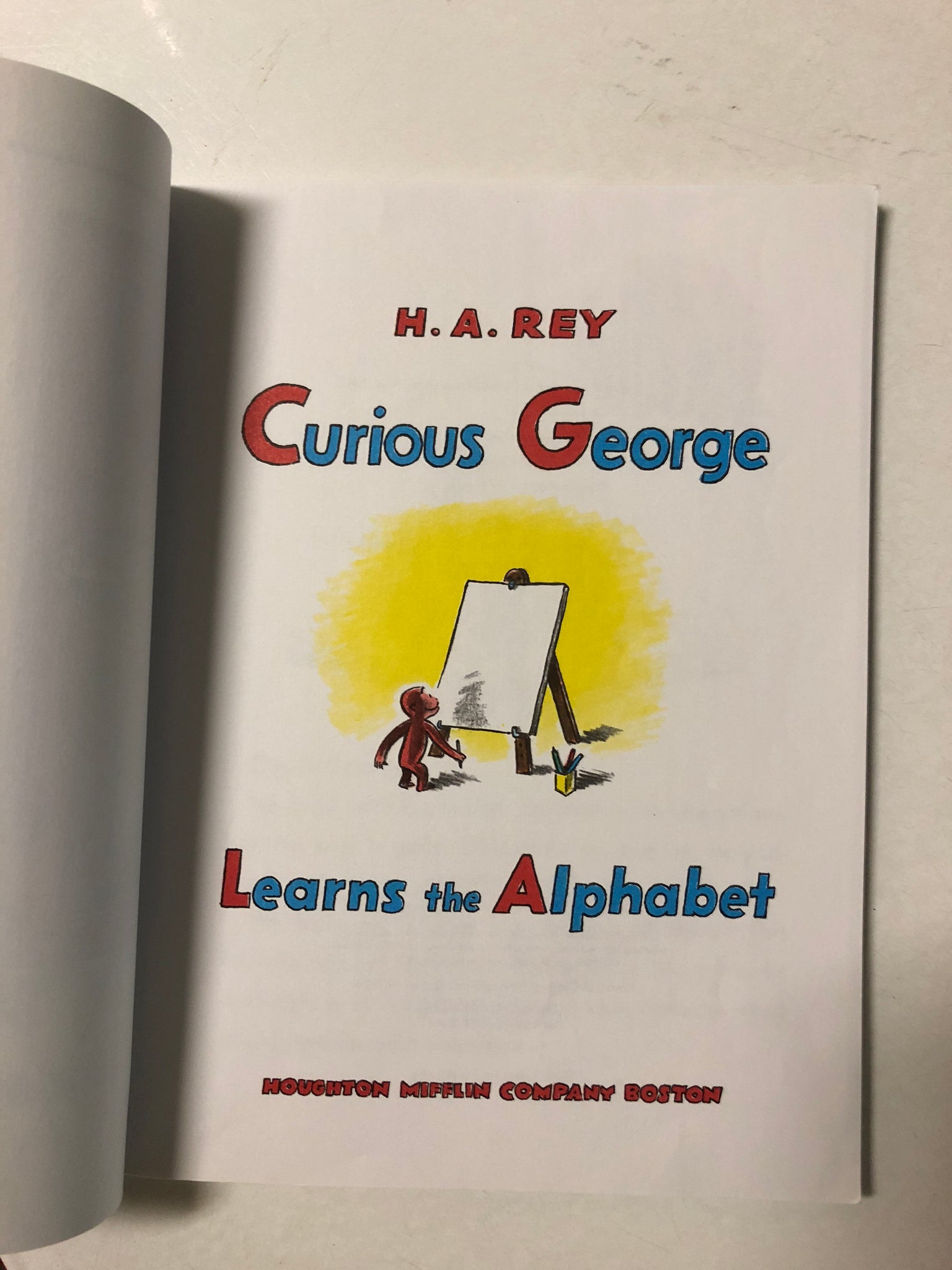 Curious George Learns the Alphabet – Slickcatbooks