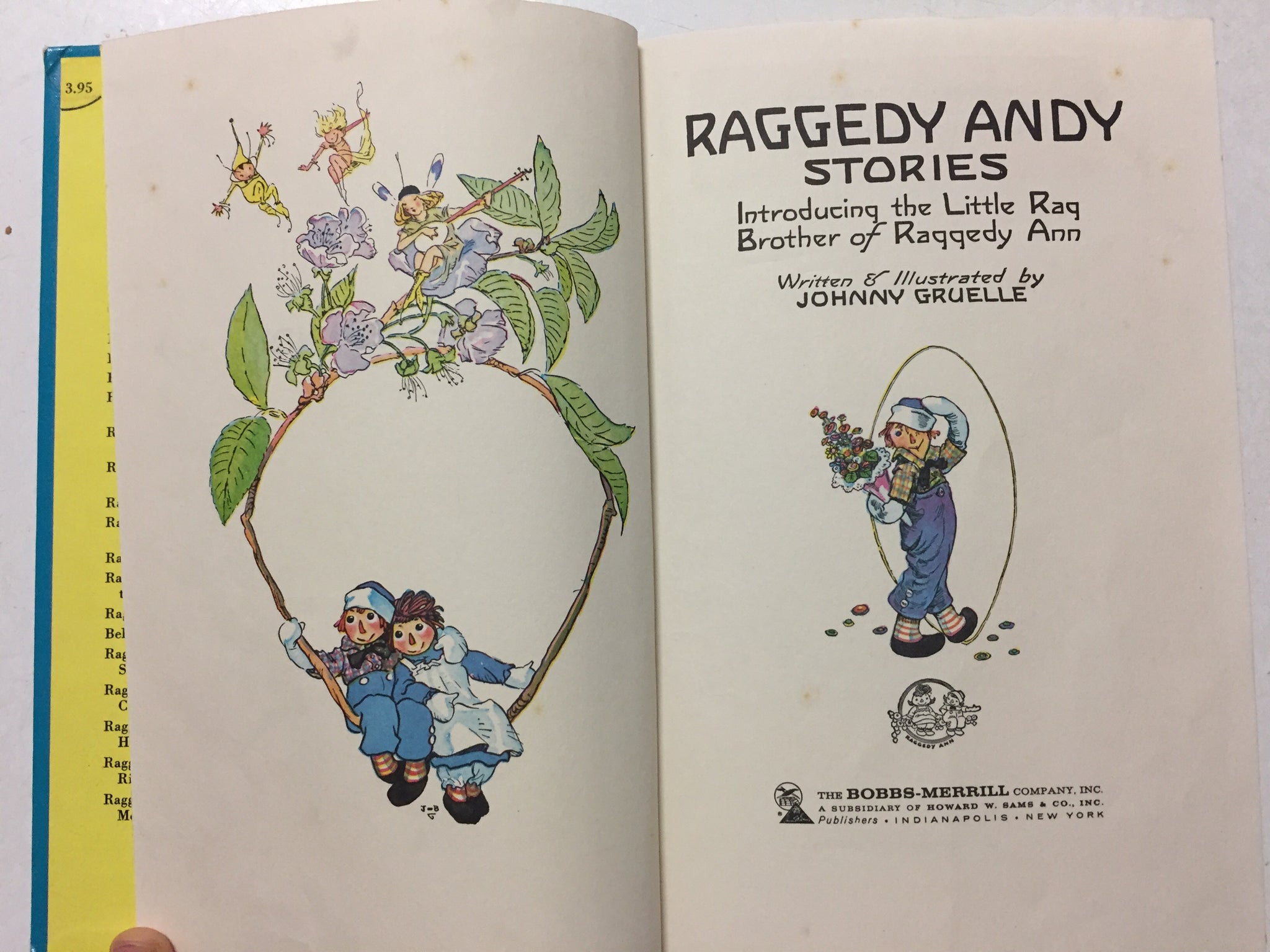 Raggedy Andy’s Stories Introducing the Little Rag Brother Of Raggedy A ...